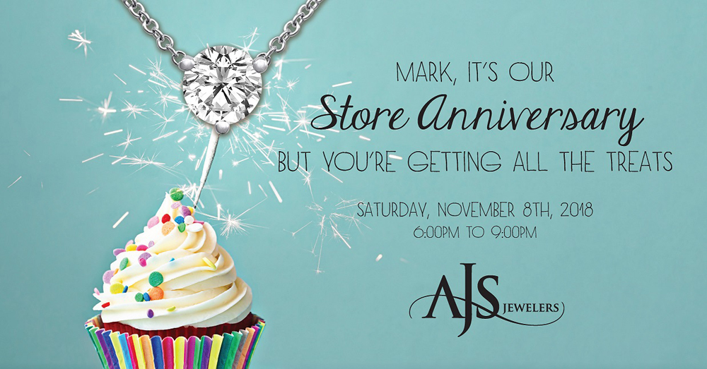 Store Anniversary Sales Event Jumbo Sized Postcard Product Details 